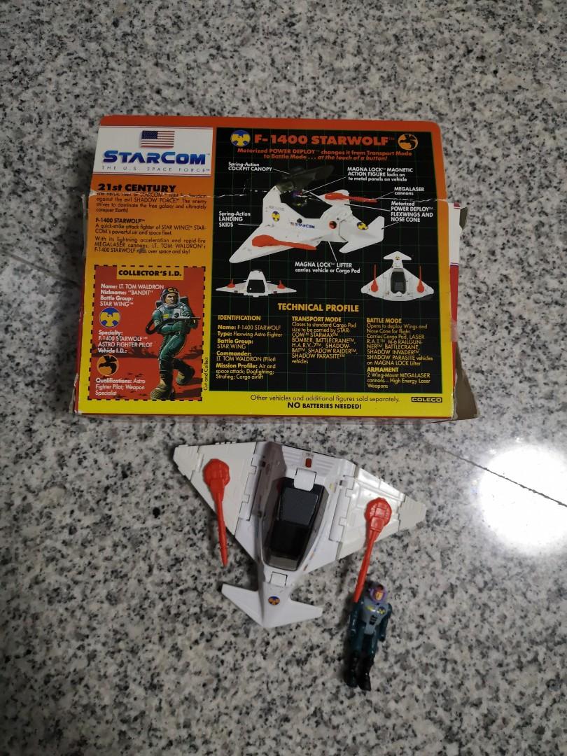 Vintage Coleco Starcom Starwolf with box, Hobbies & Toys, Toys & Games ...