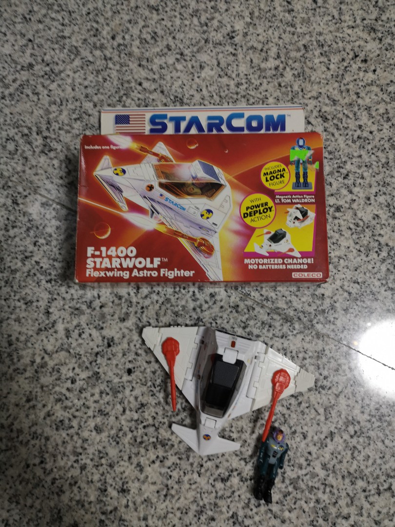 Vintage Coleco Starcom Starwolf with box, Hobbies & Toys, Toys & Games ...