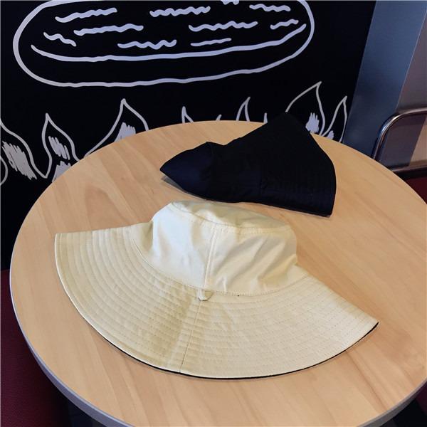 Women Reversible Bucket Hat Uv Sun Protection Wide Brim Summer Beach