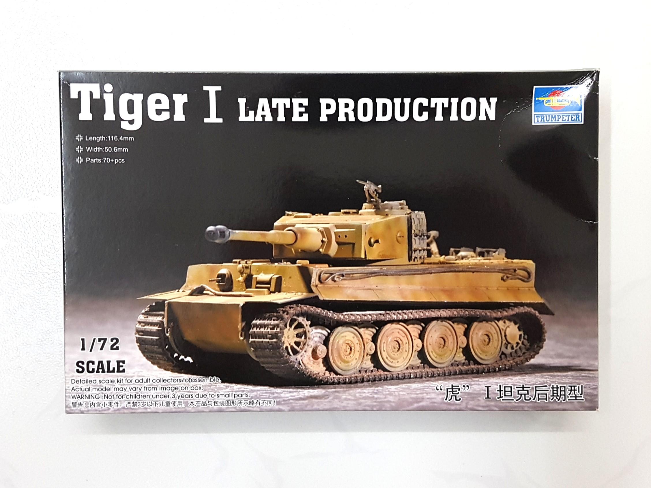 1/72 07244 Trumpeter Tiger 1 Late Production *Rare & hard to find ...