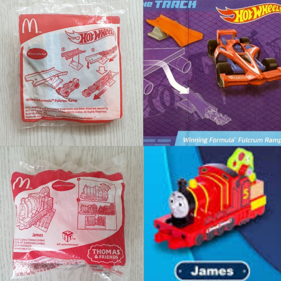 McDonald's HotWheels Winning Formula Fulcrum Ramp / Thomas & Friends ...