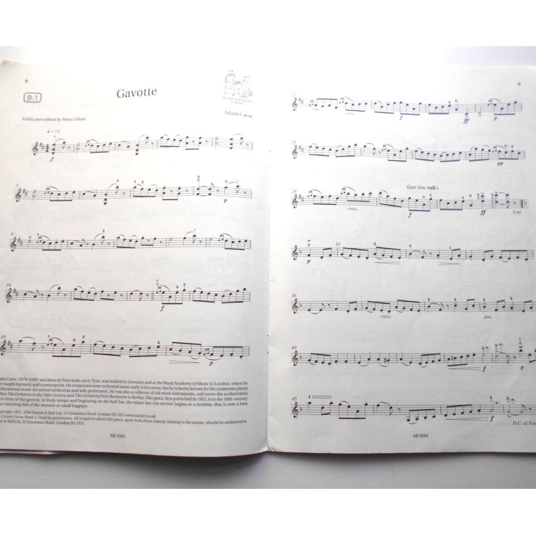 ABRSM Grade 5 Violin Exam Pieces 小提琴 琴譜 + CD, 興趣及遊戲, 音樂、樂器 & 配件, 音樂與媒體 ...