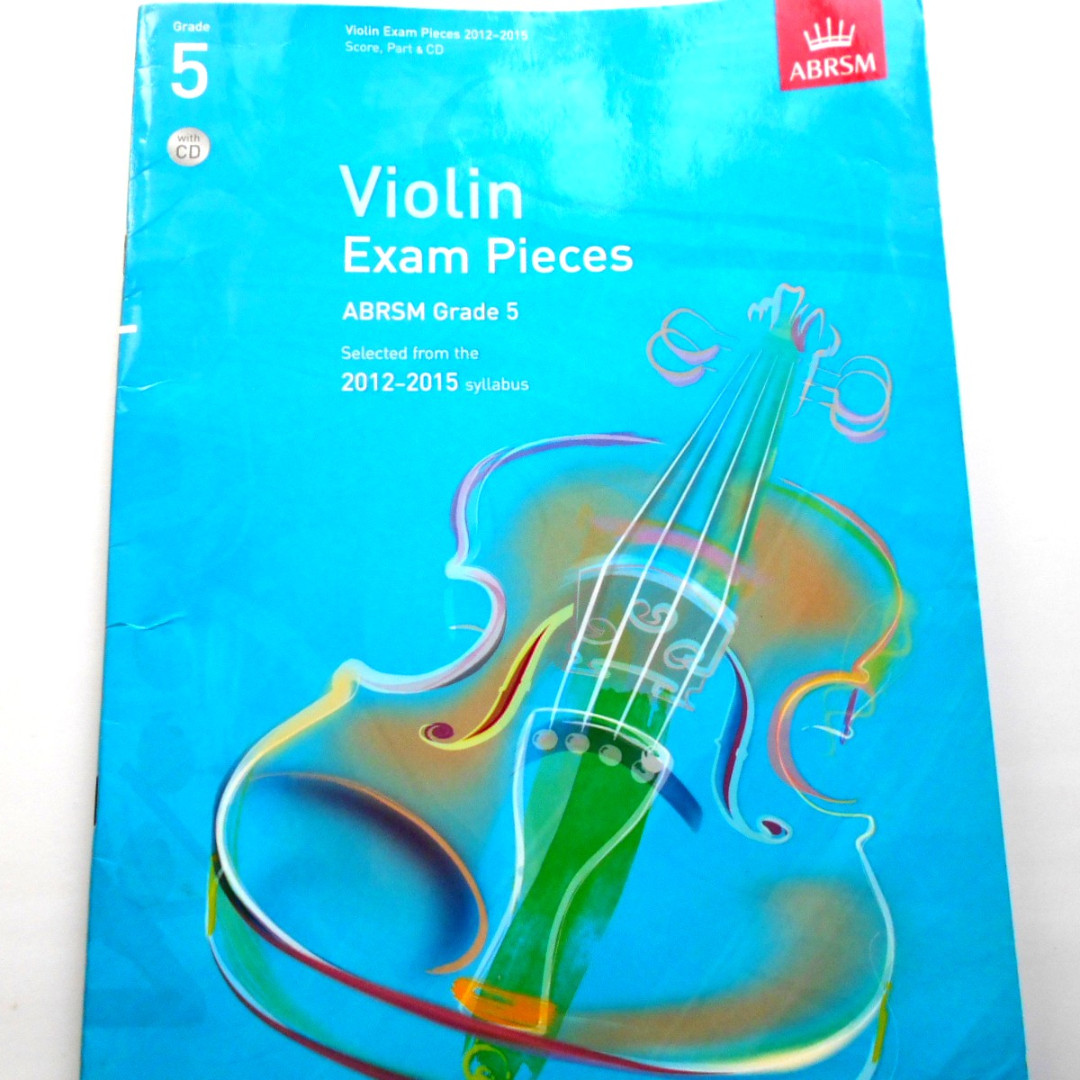 Abrsm Grade 5 Violin Exam Pieces 小提琴 琴譜 Cd 興趣及遊戲 音樂、樂器 And 配件 音樂與媒體