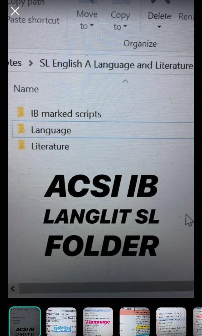 ACSI IB SL Langlit notes, Hobbies & Toys, Books & Magazines, Assessment ...