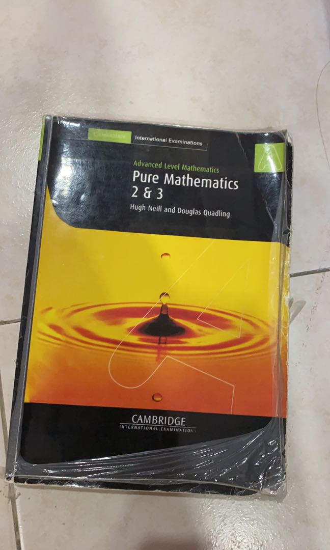 A-level textbook. PURE MATHEMATICS, Hobbies & Toys, Books & Magazines ...