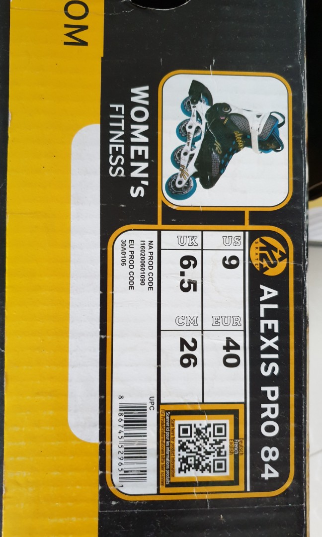 Alexis Pro 84 Women inline skates, Sports Equipment, Sports & Games ...