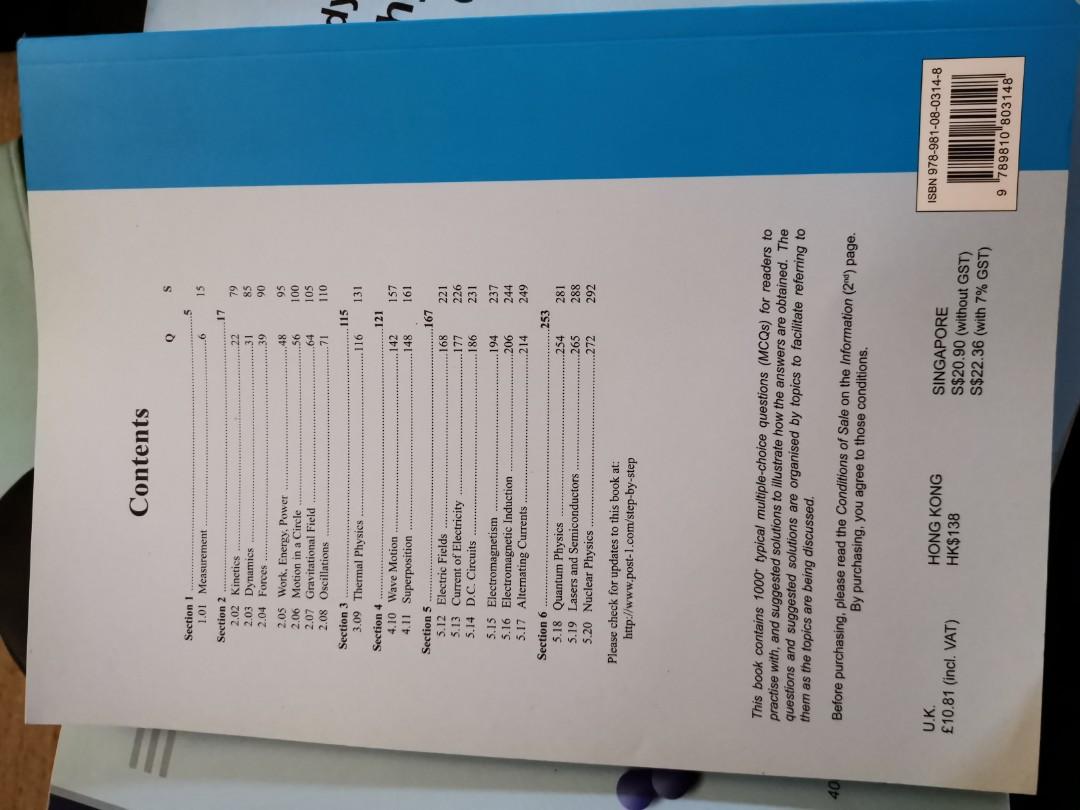 Cs Toh a level physics study guide + practice Mcq +practice questions, Hobbies & Toys, Books ...