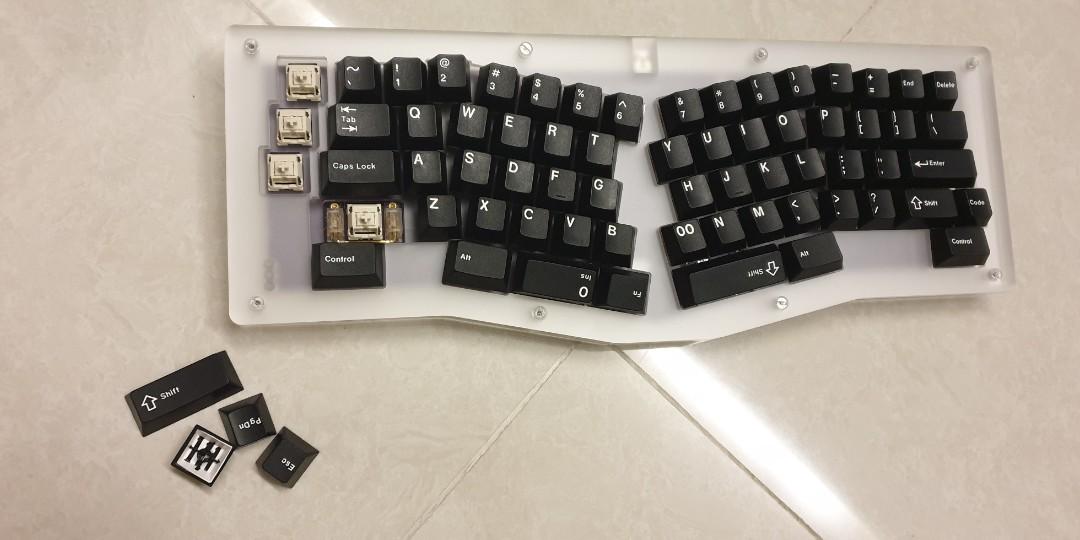 Custom Frosted Acrylic Alice Keyboard, Computers & Tech, Parts ...