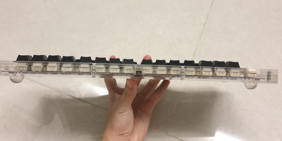 Custom Frosted Acrylic Alice Keyboard, Computers & Tech, Parts ...