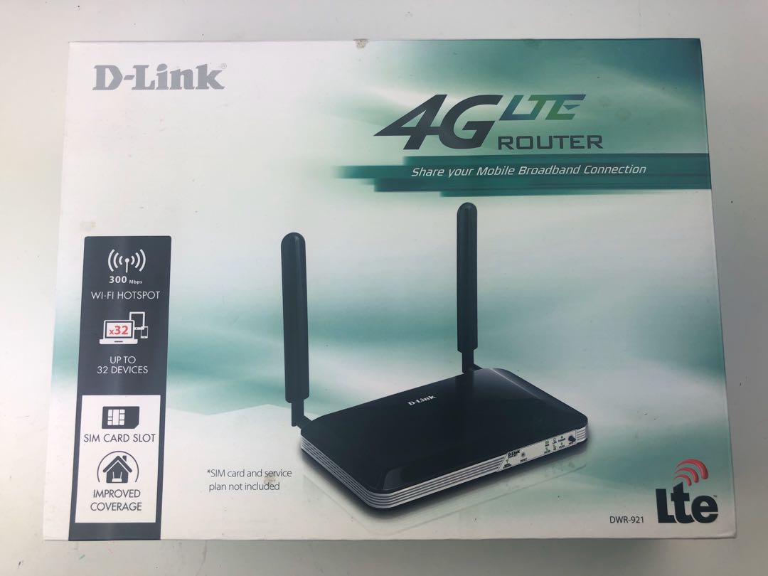 D-Link DWR-921 4G LTE Router, Computers & Tech, Parts & Accessories ...