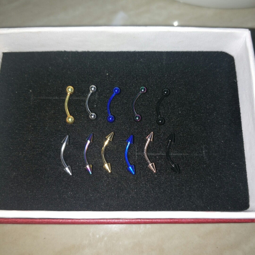 Ear piercing barbel tindik anting telinga barbel, Fesyen Wanita ...