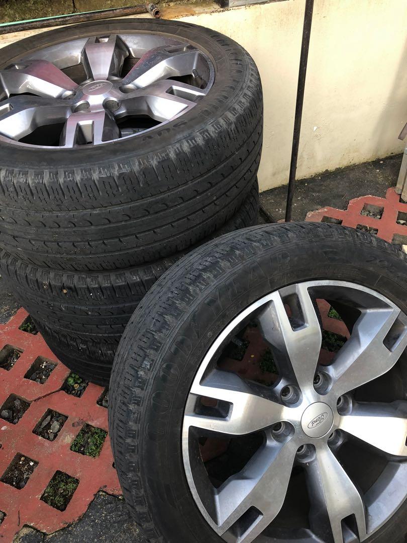 Ford Everest Titanium Mags and Tires, Car Parts & Accessories, Mags and ...