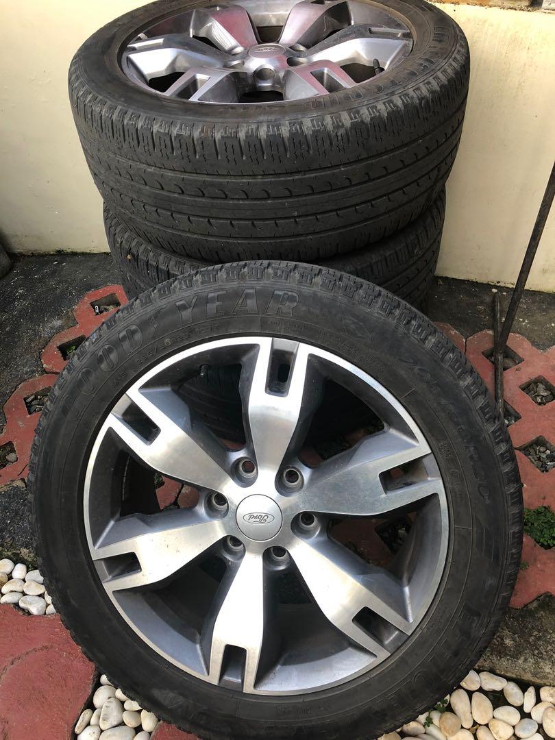 Ford Everest Titanium Mags and Tires, Car Parts & Accessories, Mags and ...