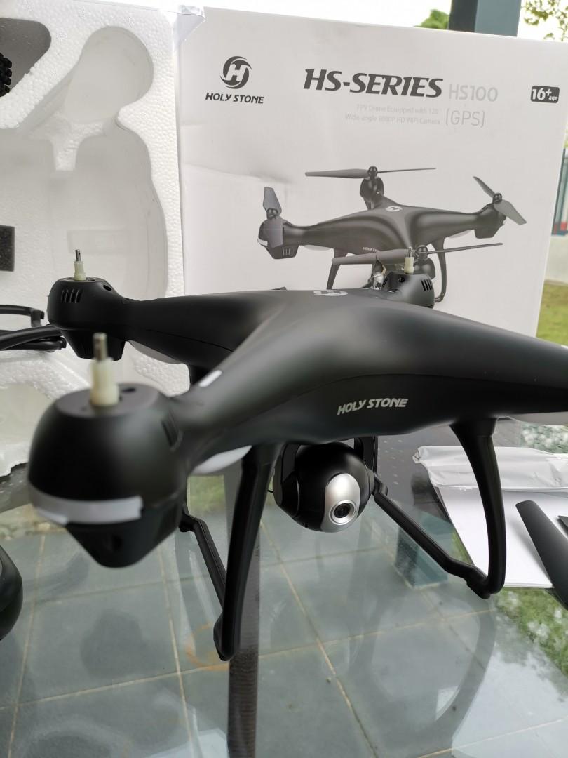 Holystone HS100 Drone GPS Holy Stone, Photography, Drones on Carousell