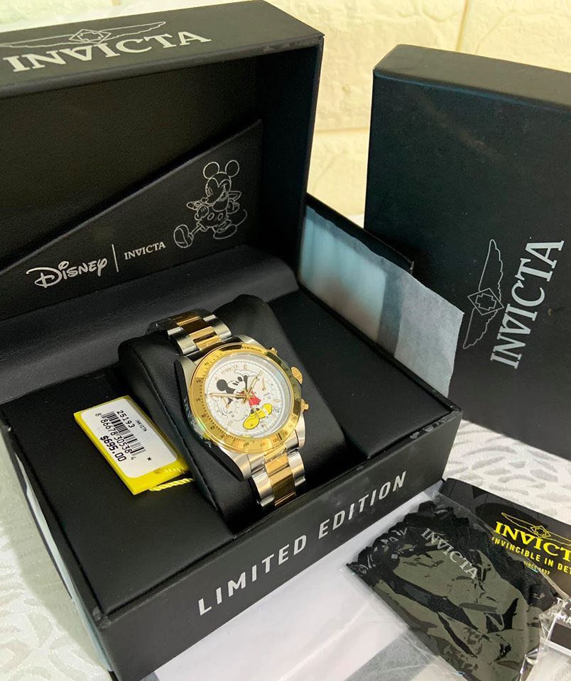 Invicta Mickey mouse limited edition, Women's Fashion, Watches ...