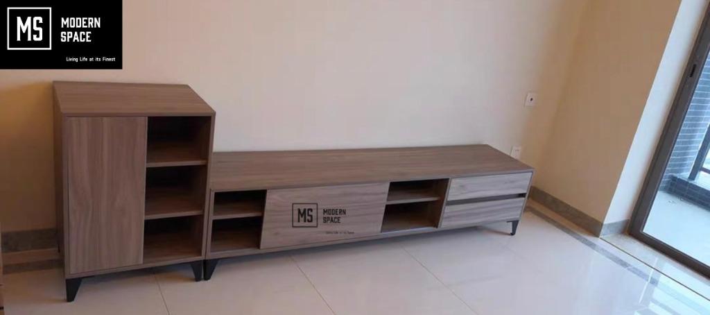 JACOB Modern Wooden Side Cabinet / SDR75, Furniture & Home Living ...