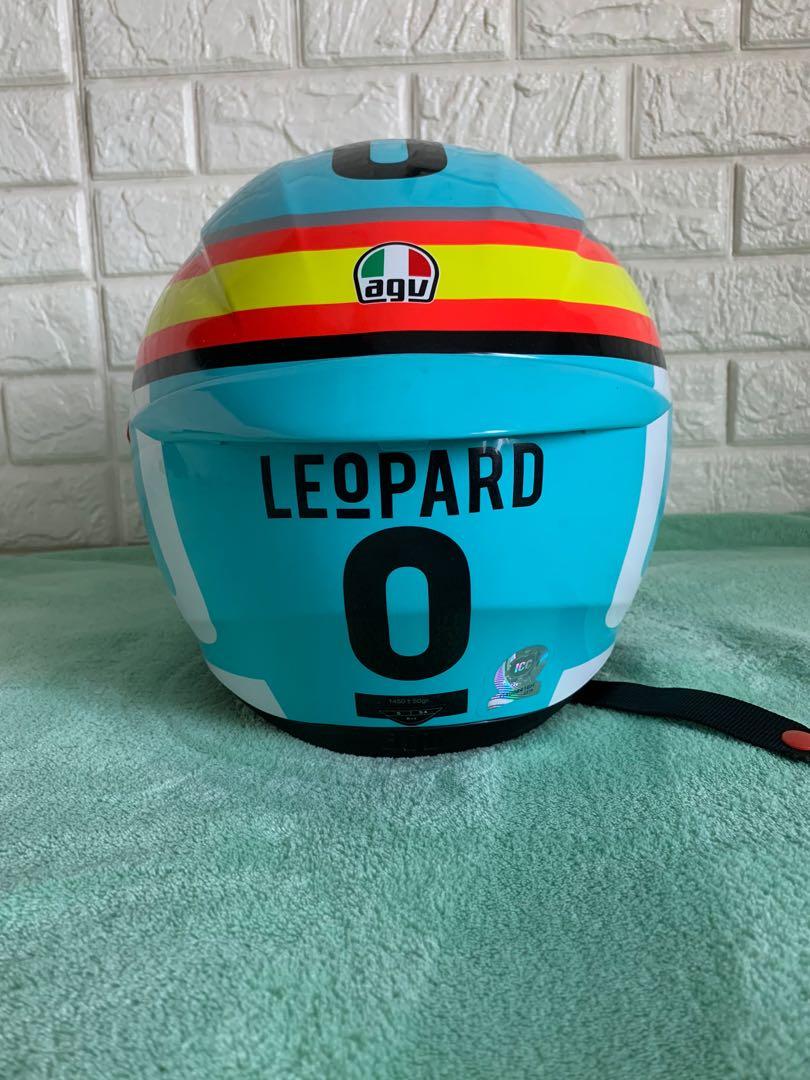 LEOPARD AGV Helmet, Motorbikes, Motorbike Parts & Accessories, Helmets ...