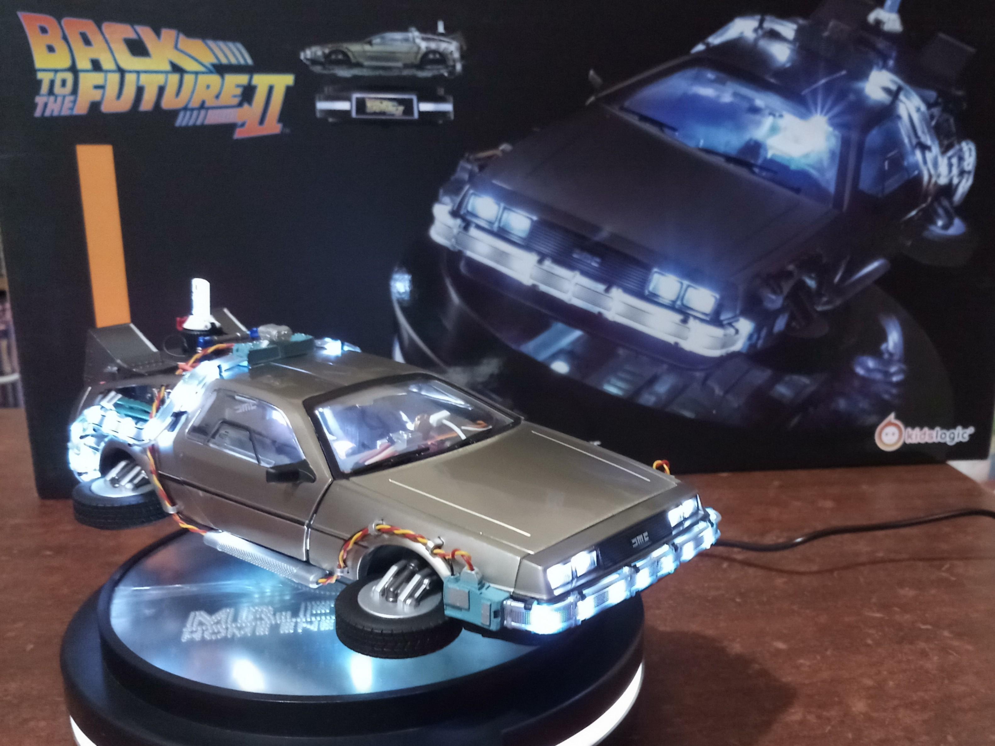 Levitating Delorean Back to the Future Hot Toys Enterbay Sideshow ...