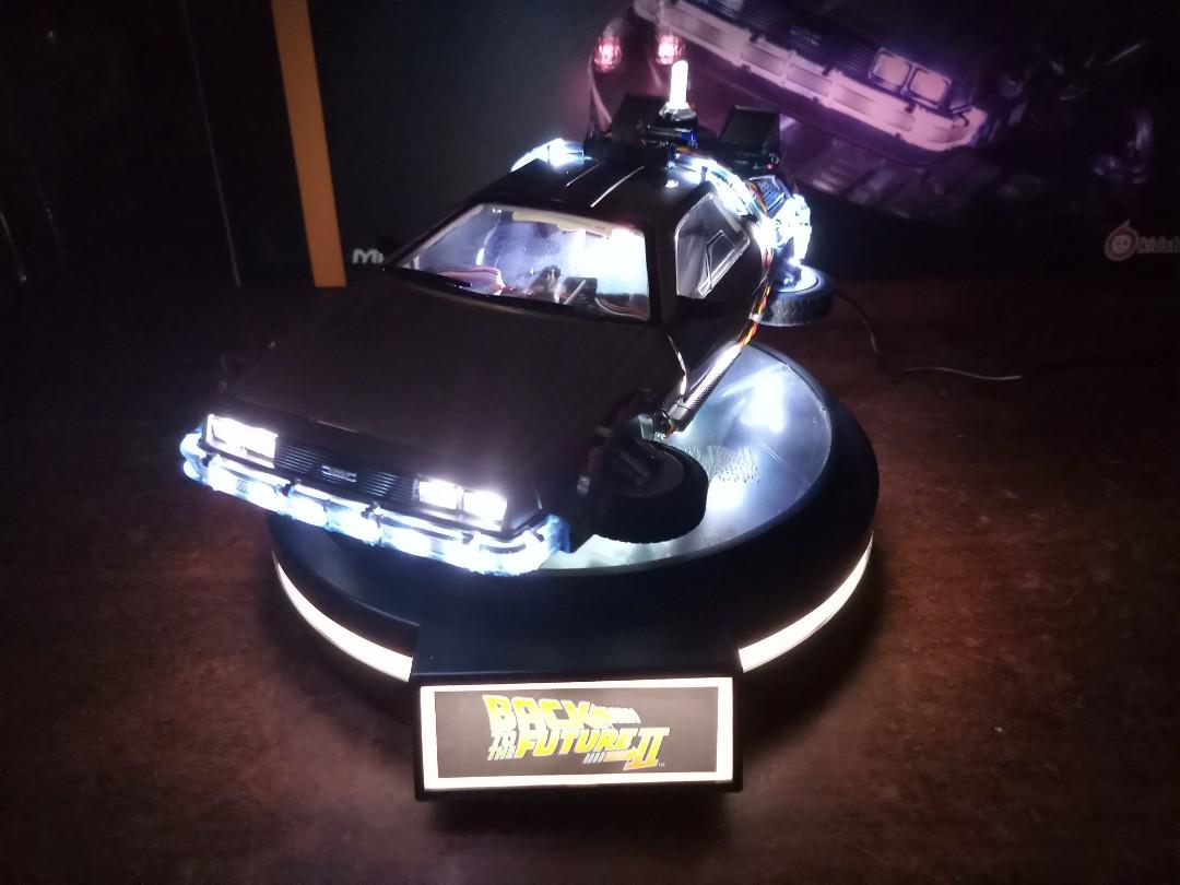 Levitating Delorean Back to the Future Hot Toys Enterbay Sideshow ...
