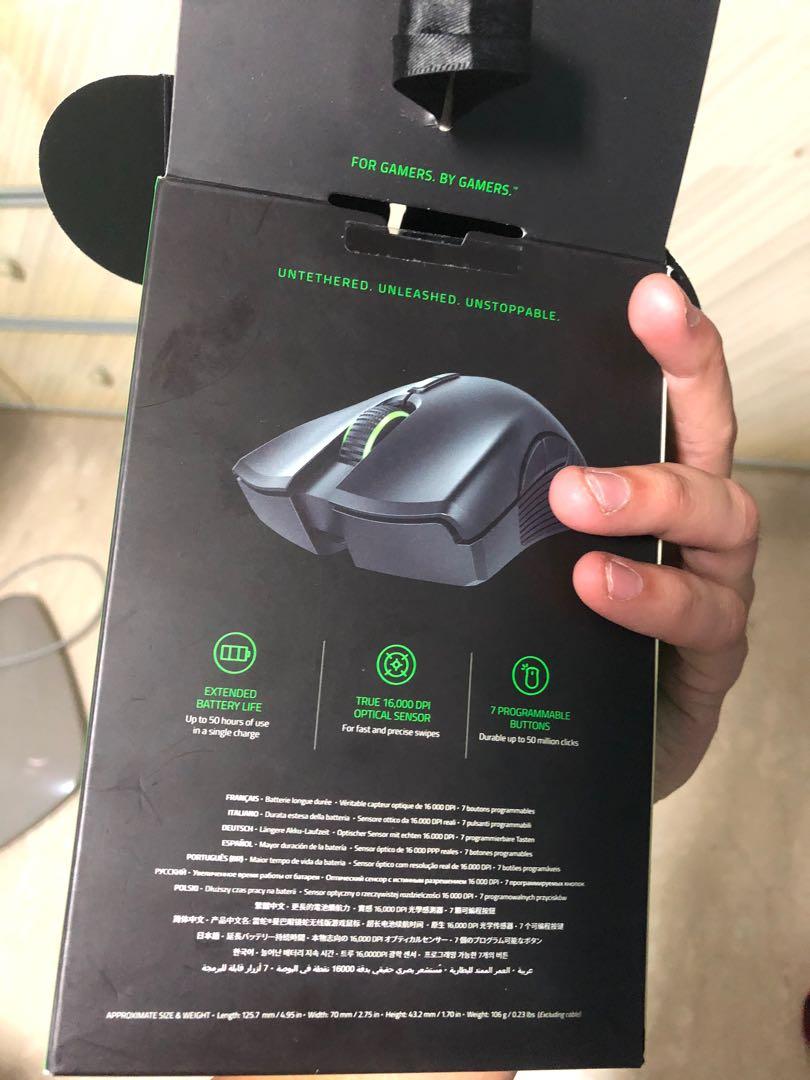 Mamba Razor Wireless Mouse, Computers & Tech, Parts & Accessories ...