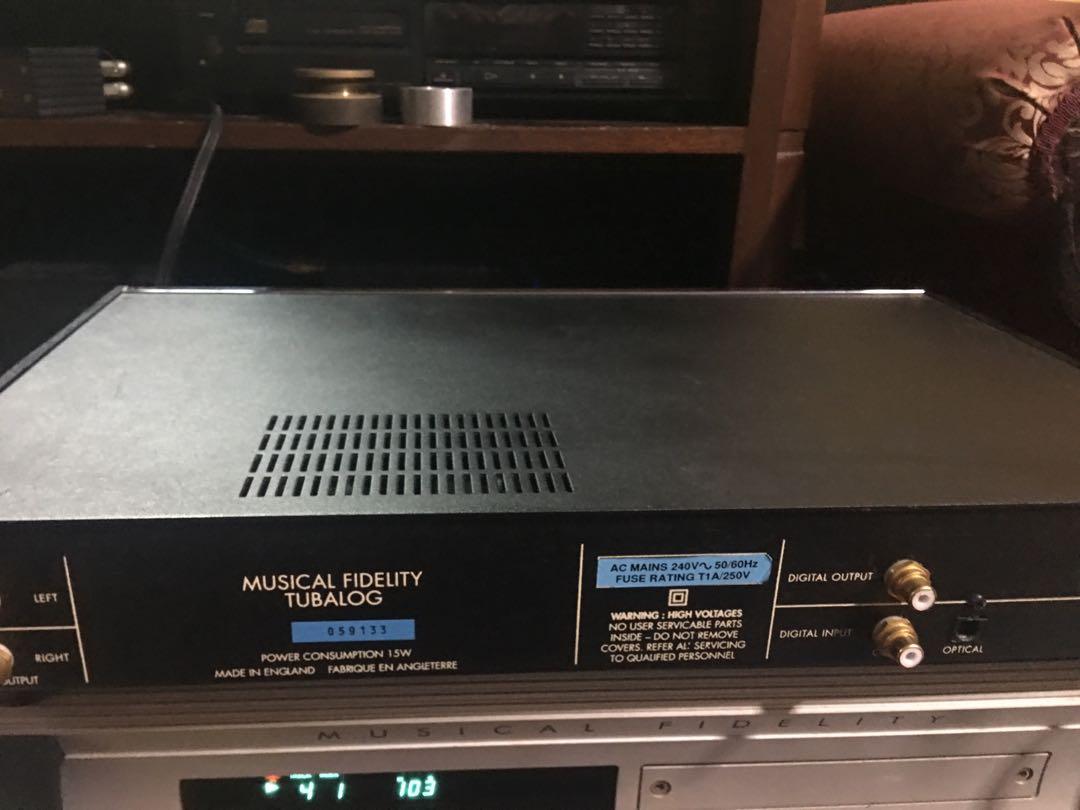 Musical Fidelity Tubalog Dac, Hobbies & Toys, Music & Media, Musical ...