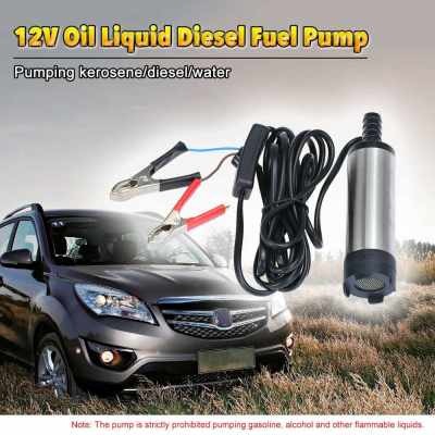 Oil Liquid Diesel Fuel Water Pump 12V Transfer Pump Water Oil Fluid ...