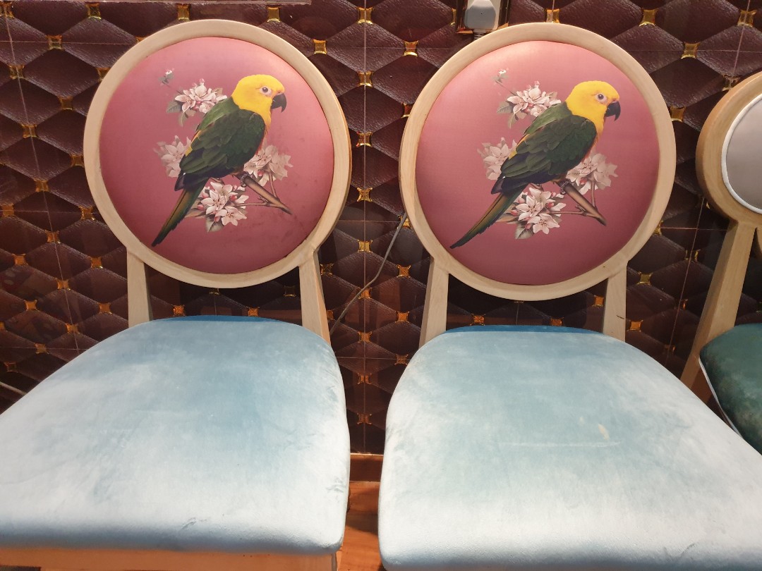 Parrot design dining chairs, Furniture & Home Living, Furniture, Chairs ...