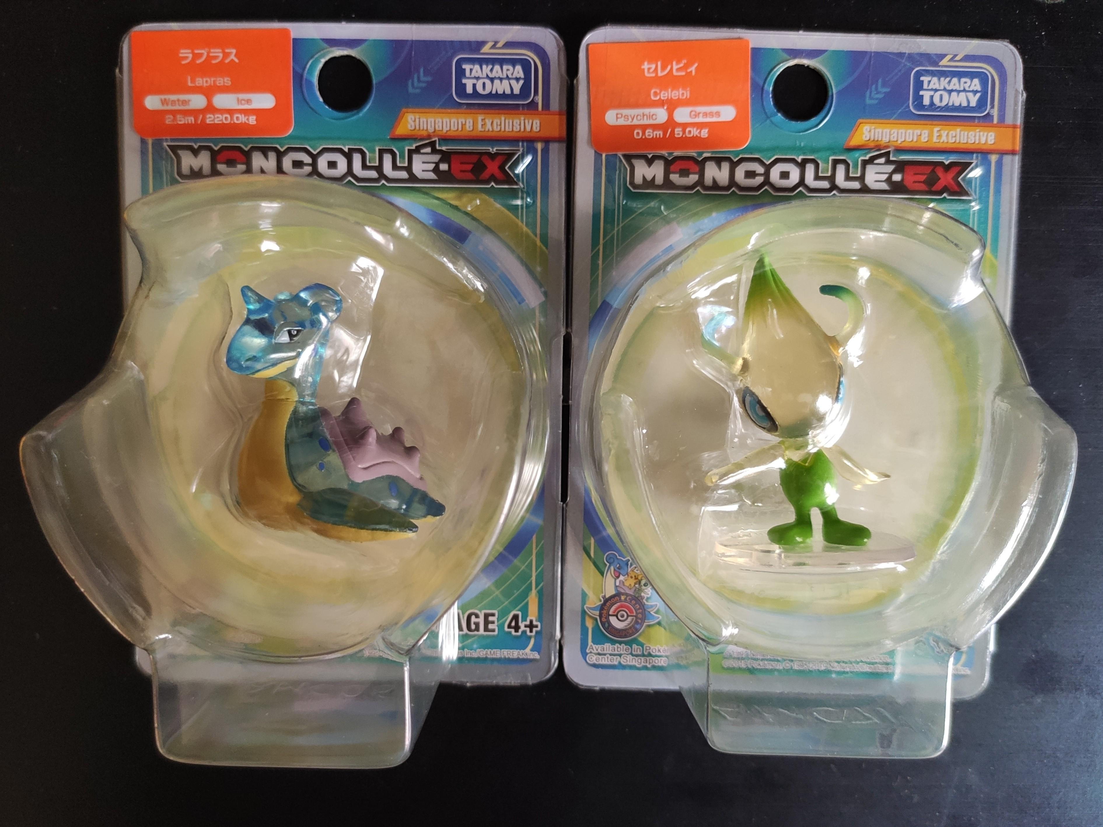 Pokemon Center Exclusive Clear Lapras Celebi Moncolle Figure, Hobbies ...