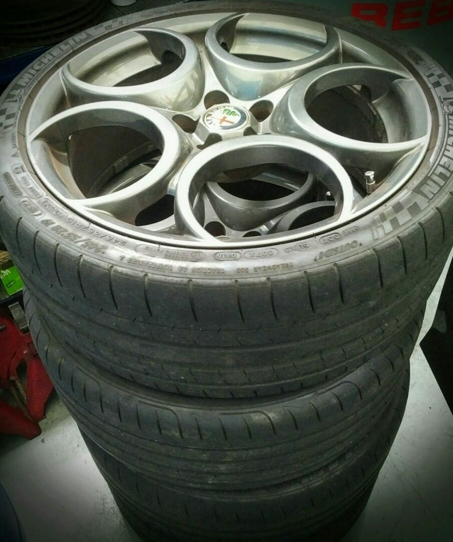 Prodrive 19s Forged Rims 5x110 for Alfa Romeo, Car Accessories, Tyres ...