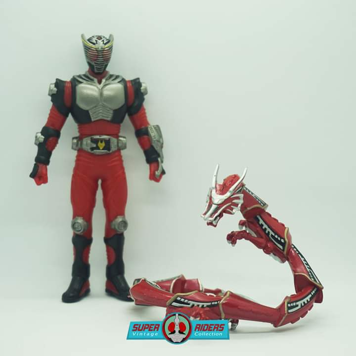SET OF 2 - Kamen Rider Ryuki Sofubi (5 inch) & Dragreder, Hobbies ...
