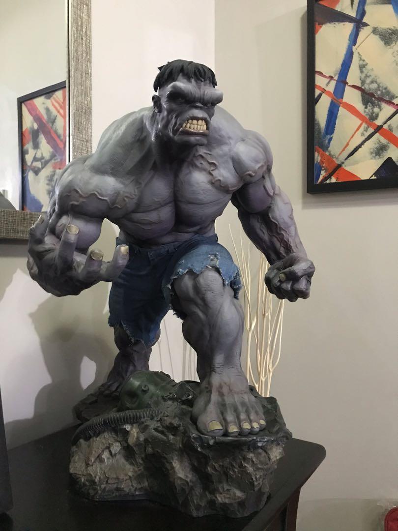 Sideshow Collectibles Grey Hulk Statue, Hobbies & Toys, Toys & Games on ...