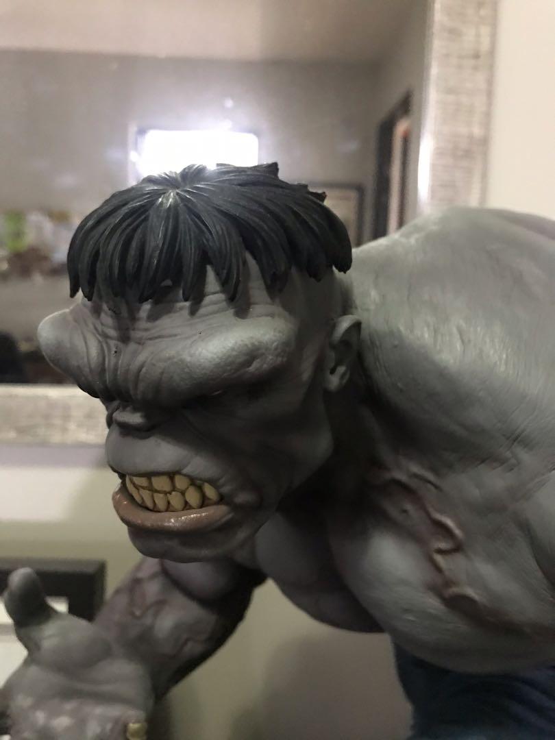 Sideshow Collectibles Grey Hulk Statue, Hobbies & Toys, Toys & Games on ...