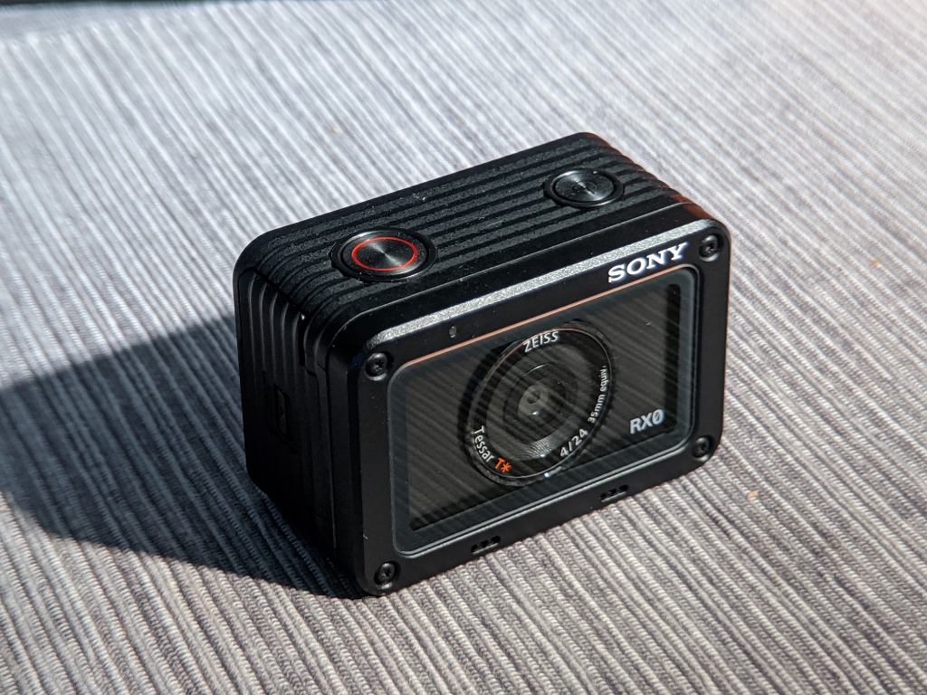 Sony RX0 + Cage, Photography, Cameras on Carousell