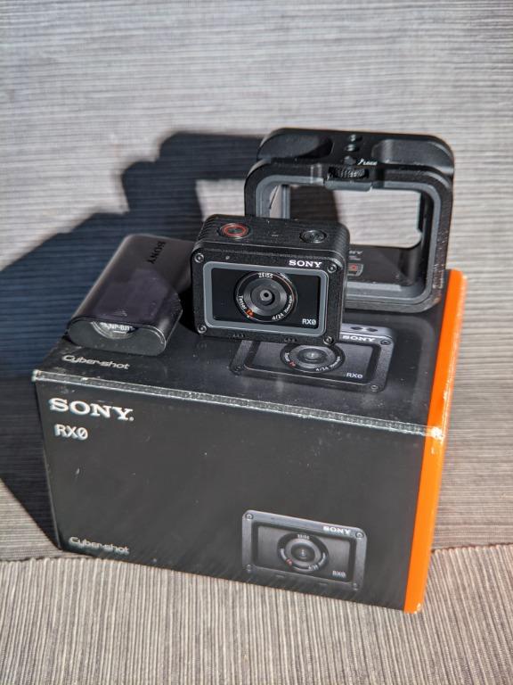 Sony RX0 + Cage, Photography, Cameras on Carousell