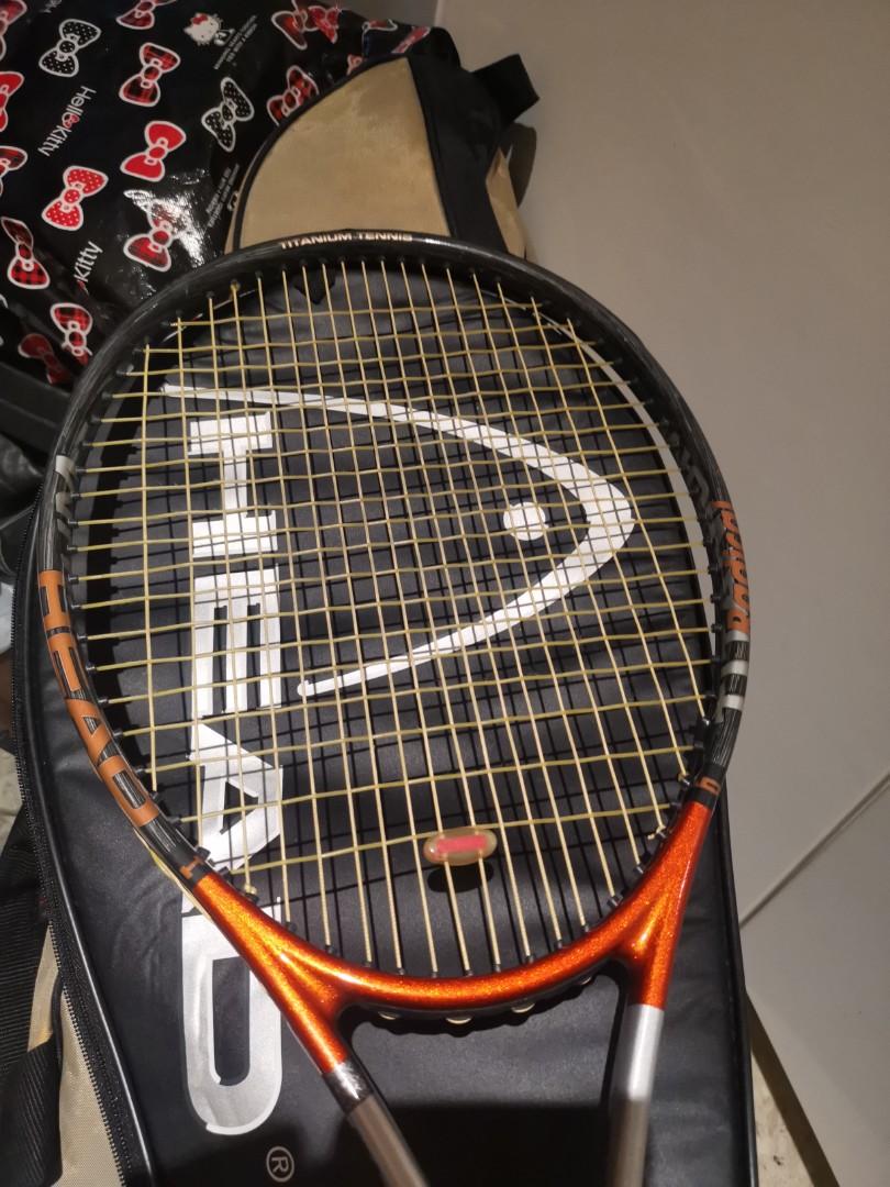Tennis Racket head to radical oversize, Sports Equipment, Sports ...