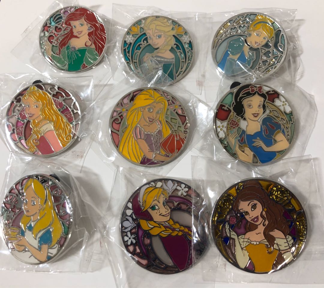 Tokyo Disney Princess Pins set, Everything Else on Carousell