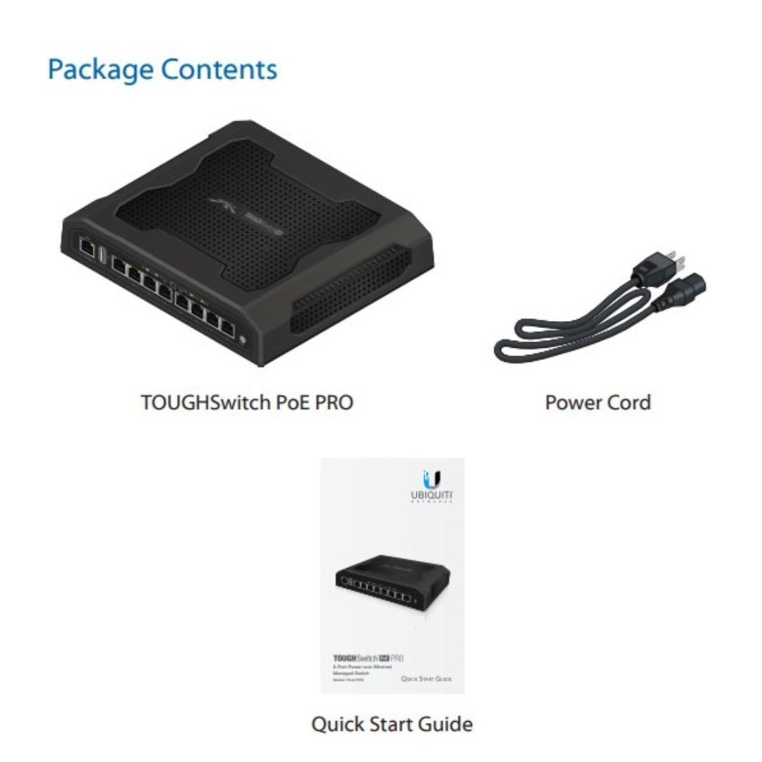 TS-8-PRO 8-Port Power over Ethernet Managed Switch - Ubiquiti TOUGH ...