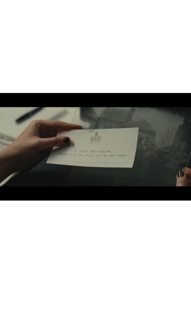 1/6 scale toy Bruce Wayne letter and photo to Wonder woman, Hobbies ...
