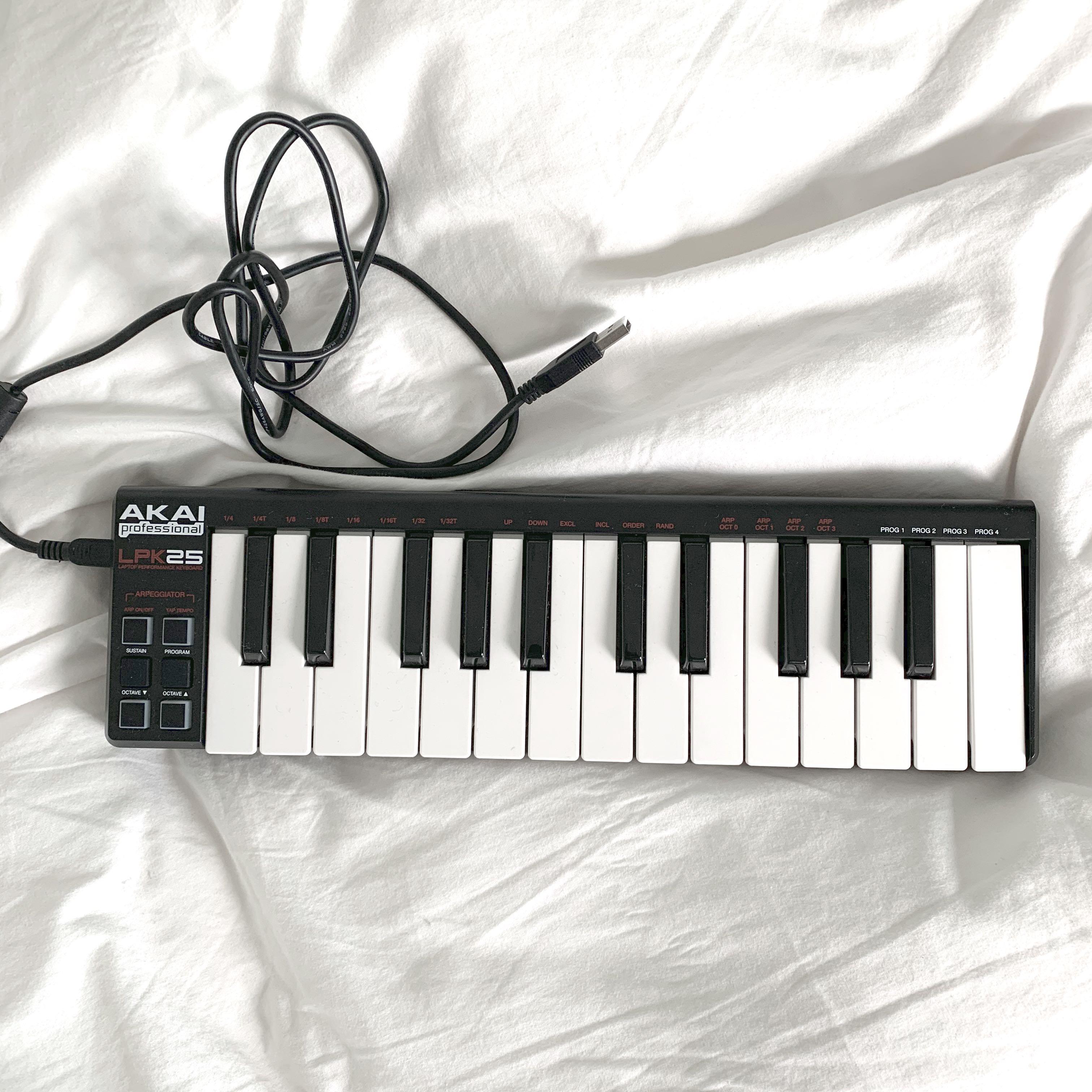 Akai Professional LPK 25 Mini Keyboard, Hobbies & Toys, Music & Media ...