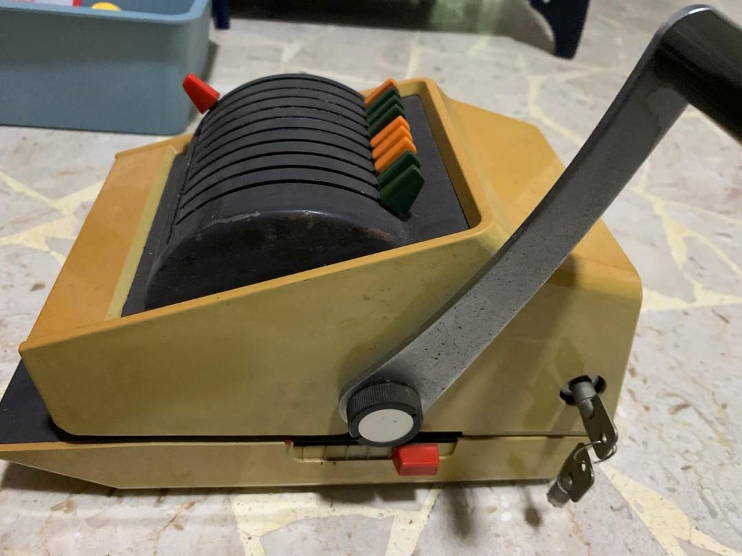 Antique cheque printer, Hobbies & Toys, Memorabilia & Collectibles ...