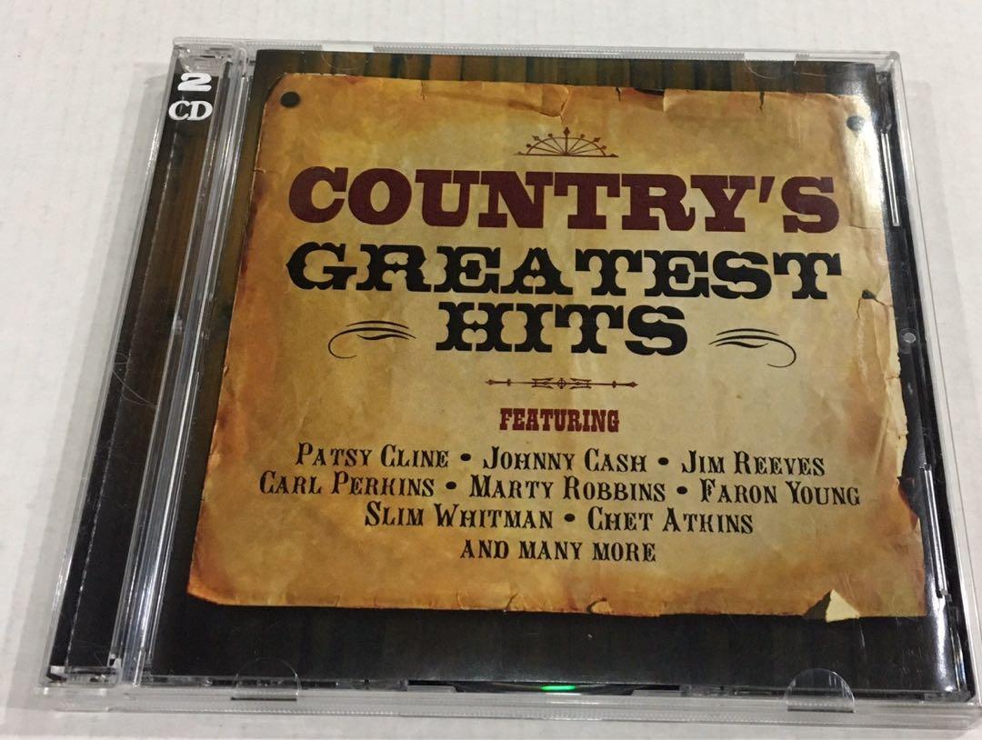 Country’s Greatest Hits (2CD), Hobbies & Toys, Music & Media, CDs ...