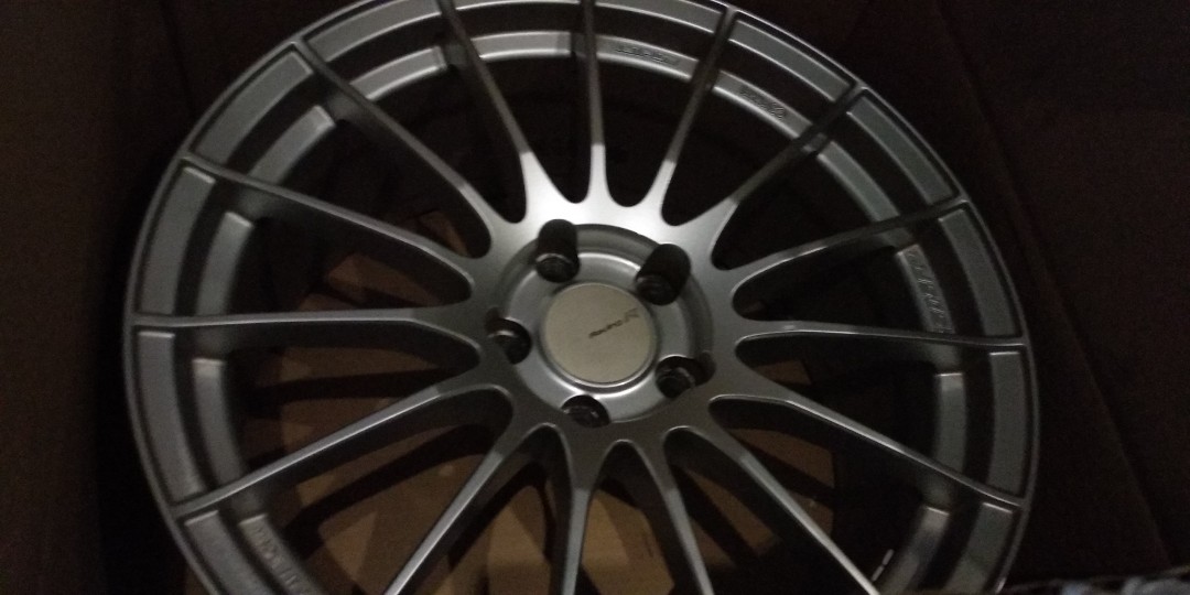Enkei 18" Silver Rims made in Japan, Car Accessories, Tyres & Rims on ...