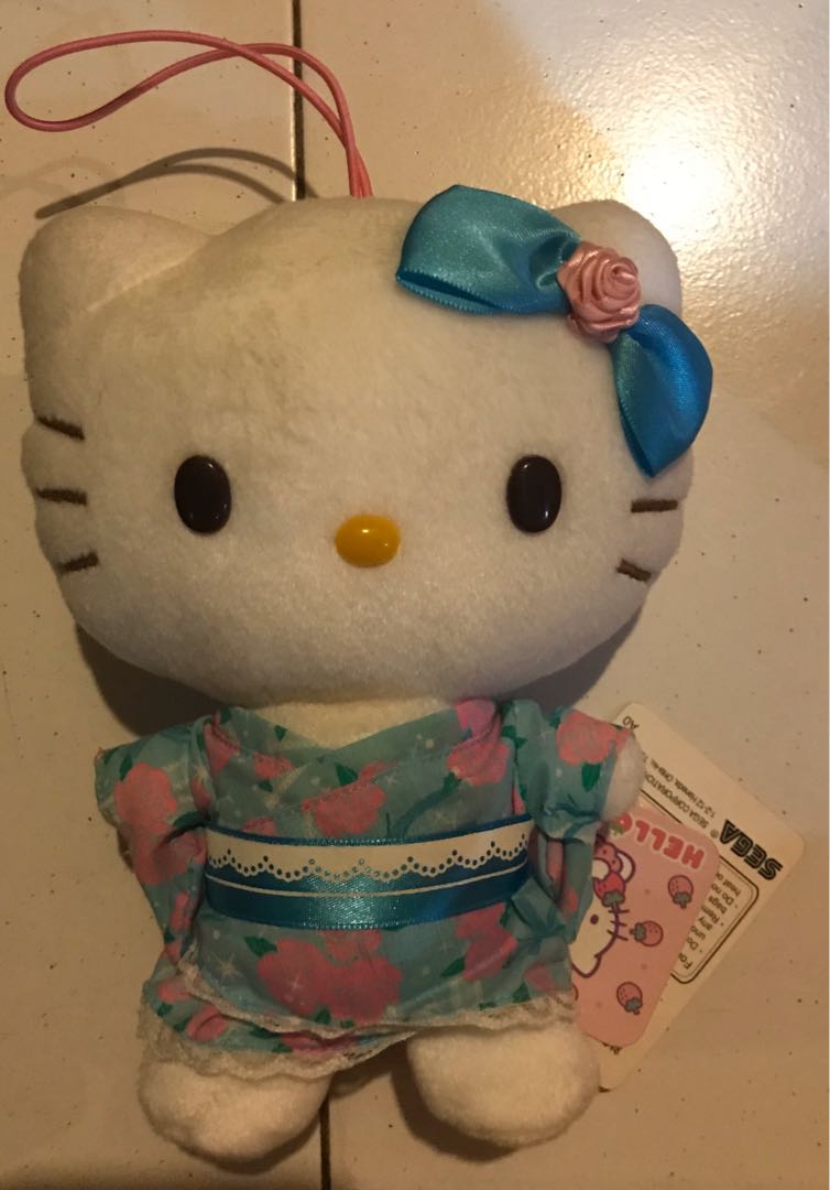 Hello Kitty in Blue Kimono, Hobbies & Toys, Toys & Games on Carousell
