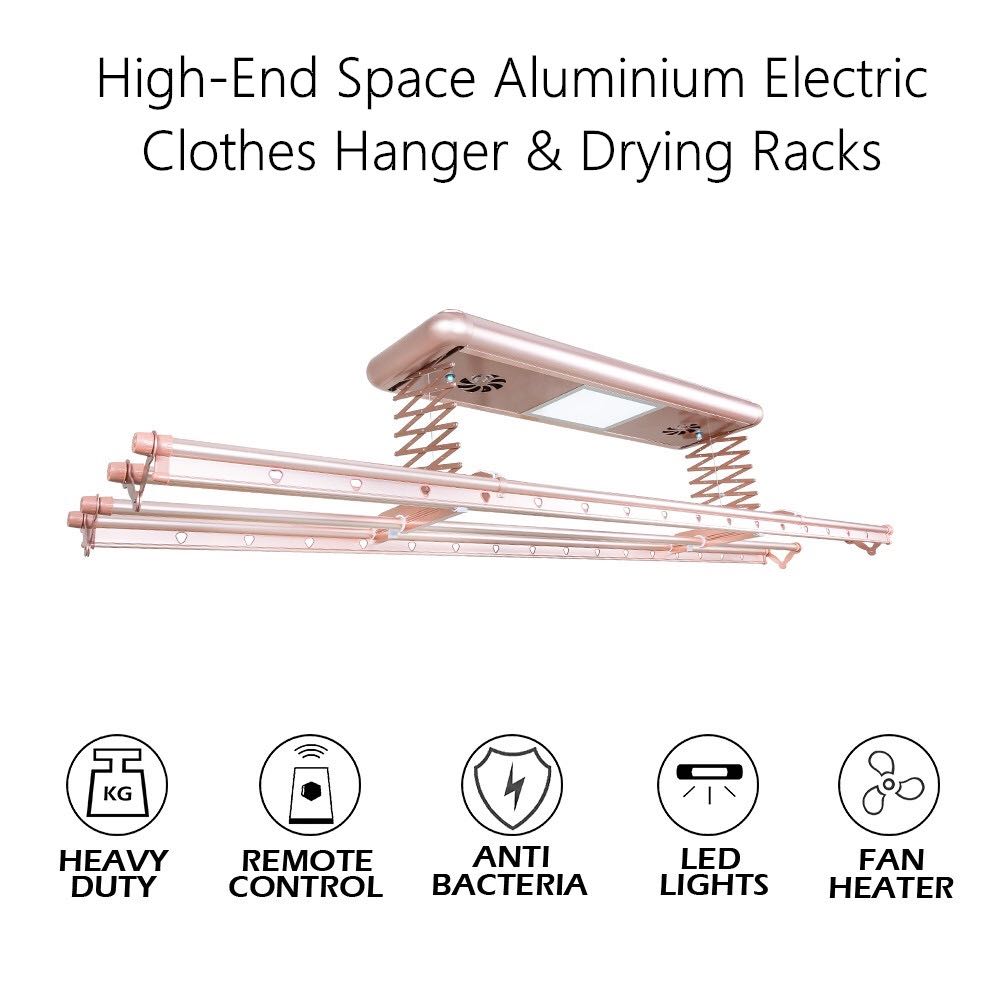 HIGH END Aluminium Electric Clothes Hanger / Rack Ceiling Mounted ...