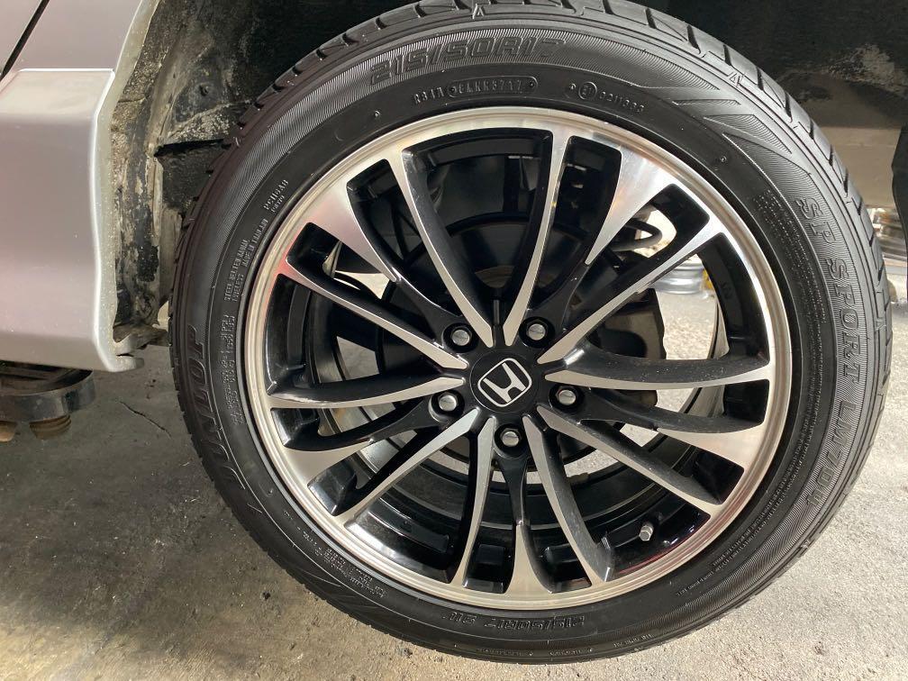 Honda rims 17inch 114.3 (only rims) , Car Accessories, Tyres & Rims on ...