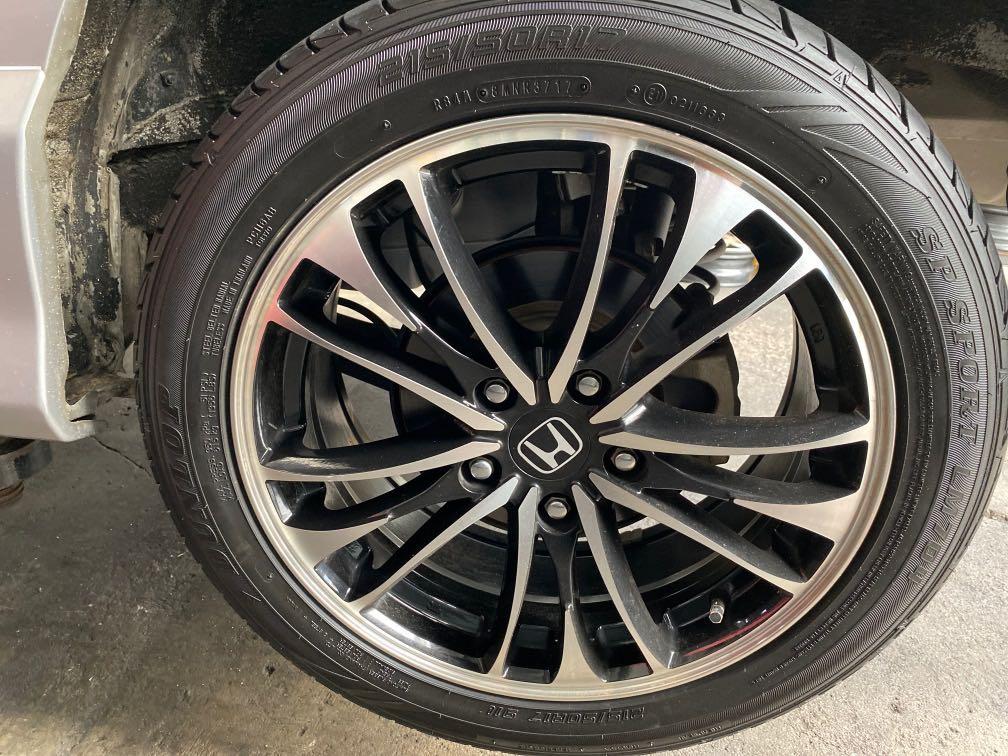 Honda rims 17inch 114.3 (only rims) , Car Accessories, Tyres & Rims on ...