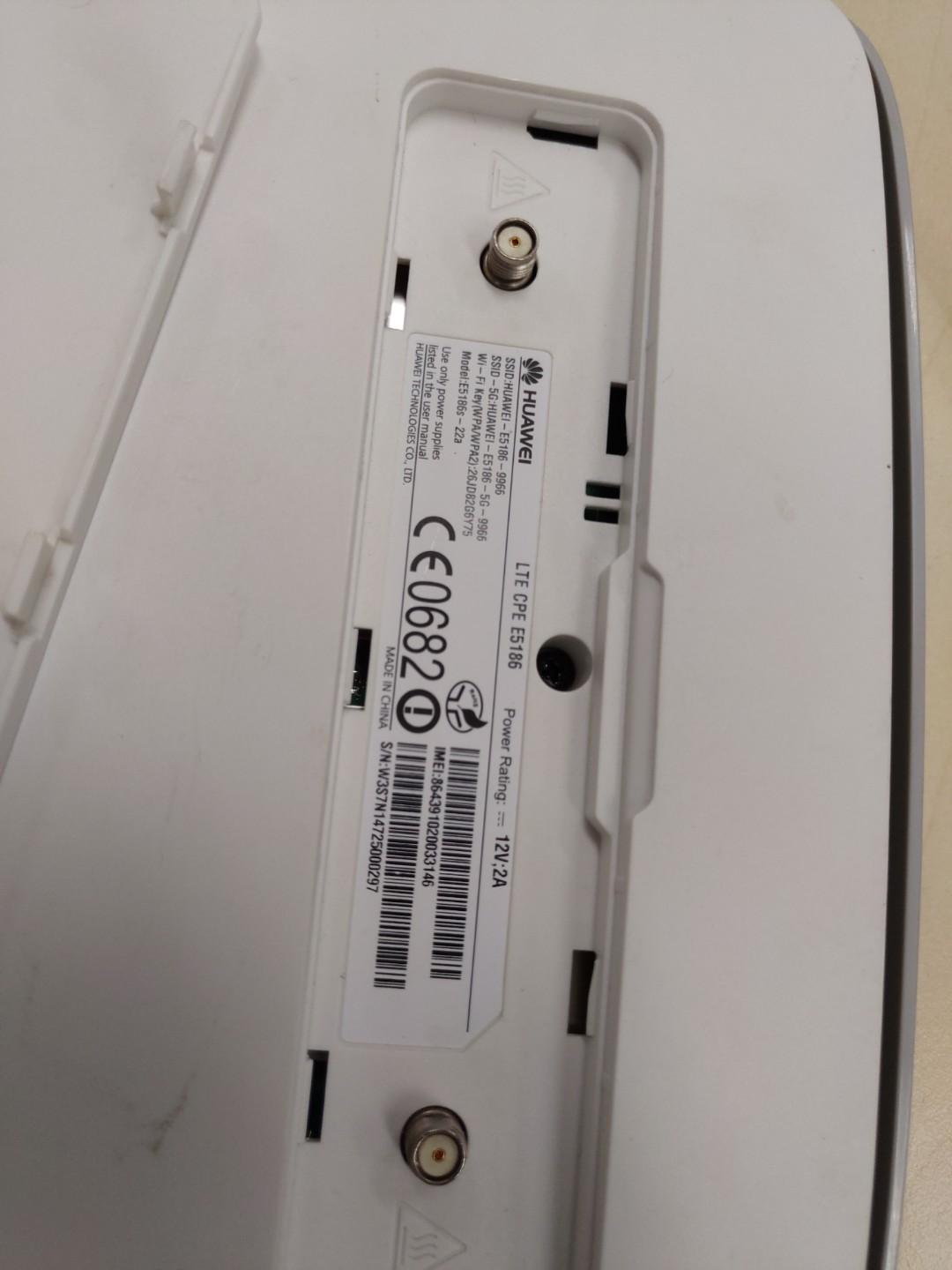 HUAWEI 華為 4G LTE router Sim Card 無綫路由器 E5186S-22A, 電腦＆科技, 電腦周邊及配件, Wifi ...