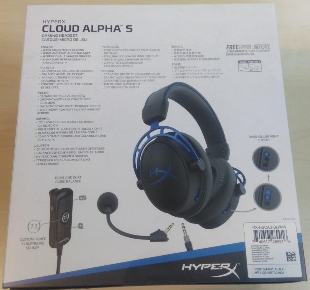 HyperX Cloud Alpha S Gaming Headset, Computers & Tech, Parts & Accessories, Computer Keyboard on ...