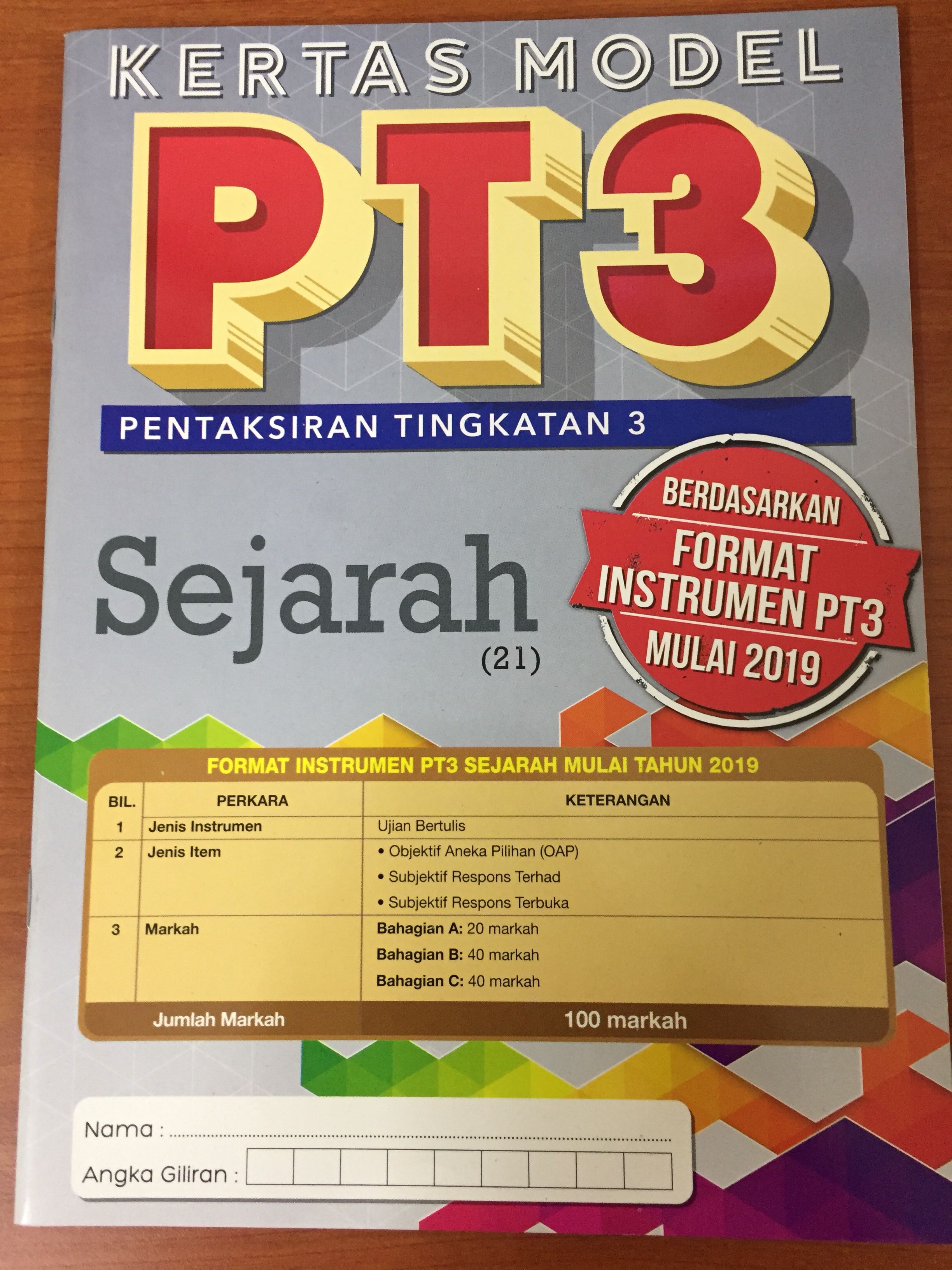 Kertas Model Pt3 Sejarah Pentaksiran (Sasbadi), Hobbies & Toys, Books ...