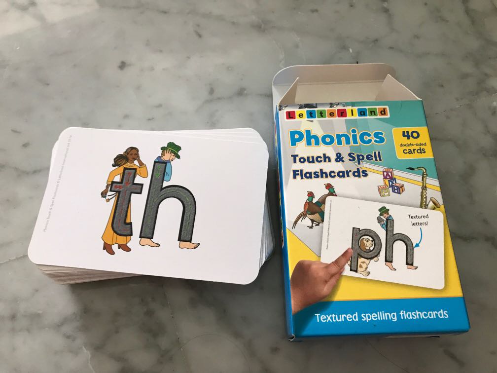 Letterland phonics touch & spell flash cards, Hobbies & Toys, Books ...